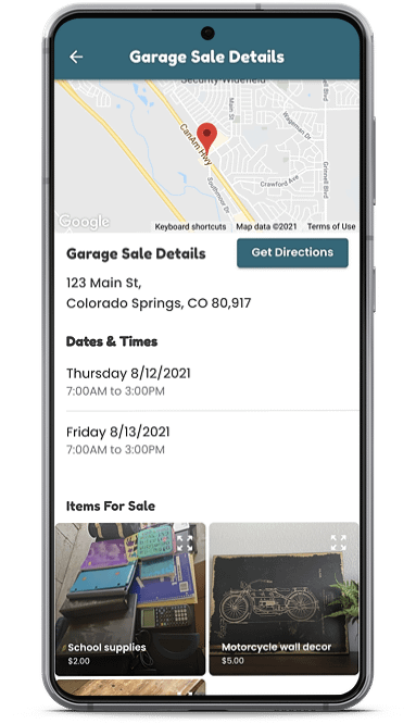 My Garage Sale App | Keep Track of Your Garage Sale Earnings